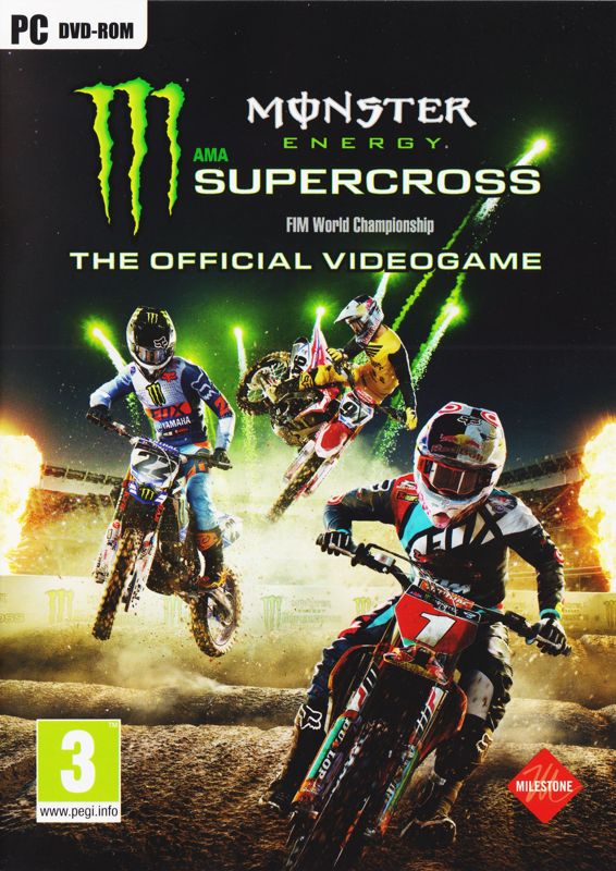 Monster Energy Supercross: The Official Videogame cover or packaging ...