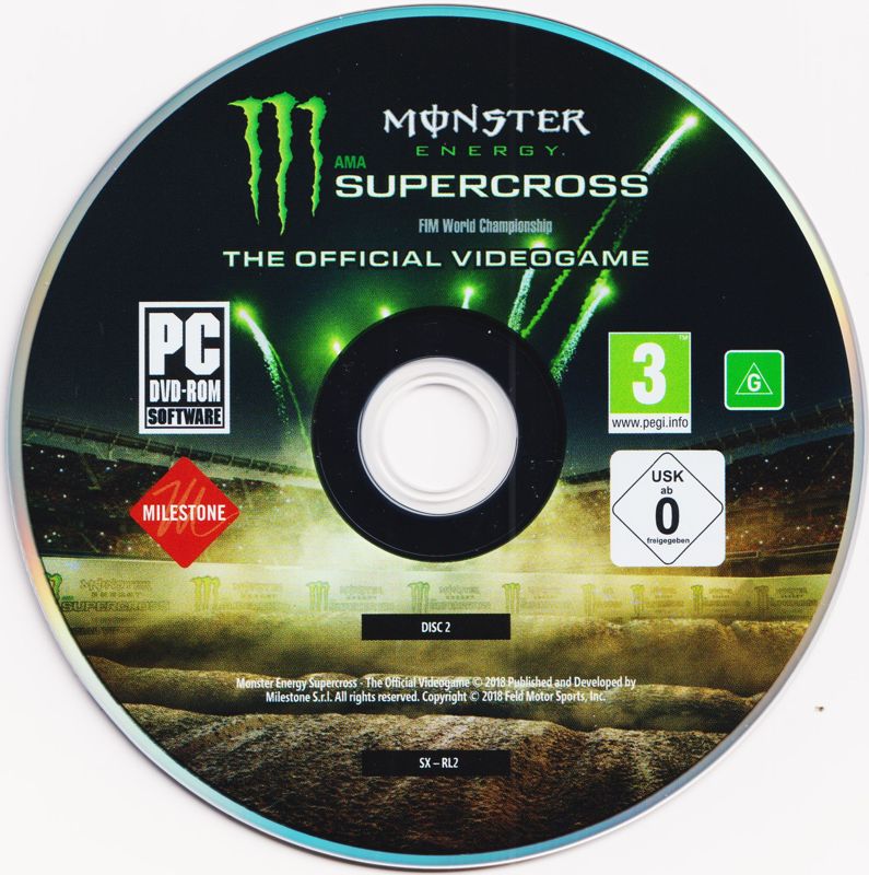 Monster Energy Supercross: The Official Videogame cover or packaging ...