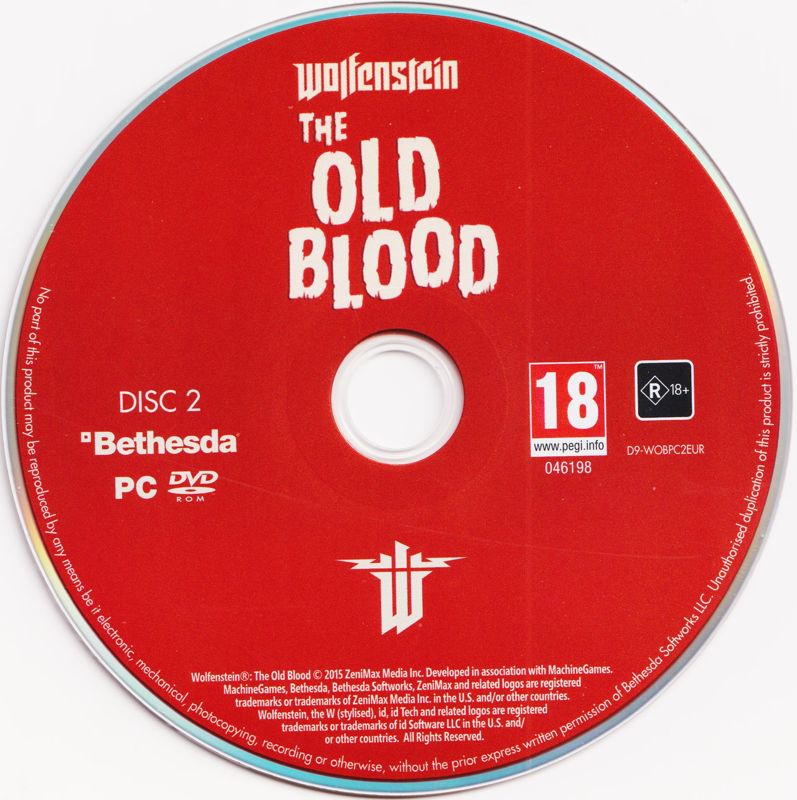 Wolfenstein: The Old Blood cover or packaging material - MobyGames