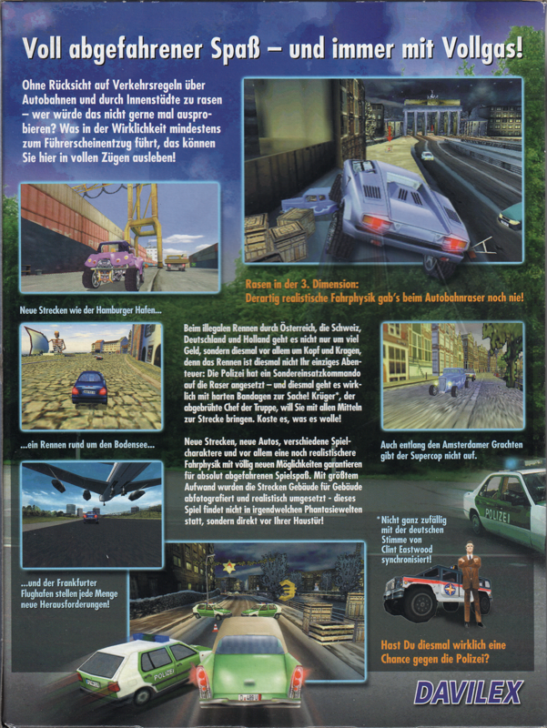 A2 Racer IV: The Cop's Revenge cover or packaging material - MobyGames