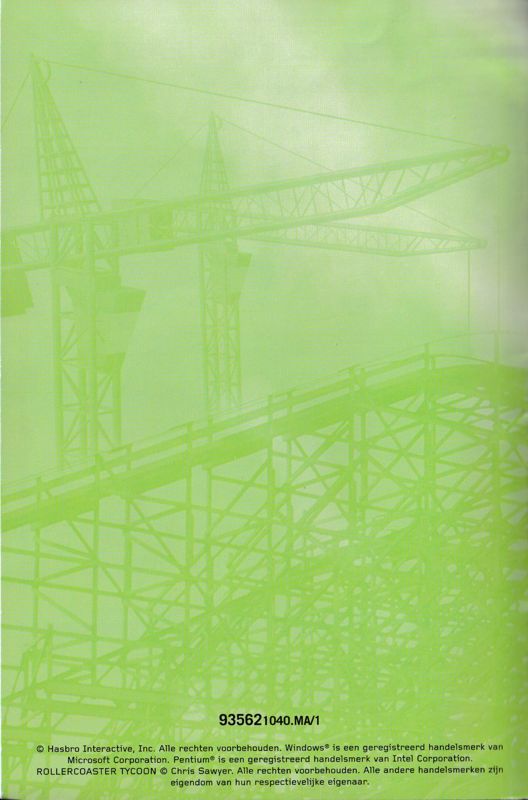 RollerCoaster Tycoon: Loopy Landscapes cover or packaging material ...