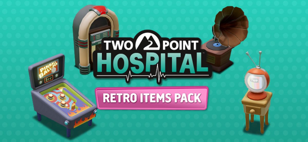 Two Point Hospital: Retro Items Pack cover or packaging material ...