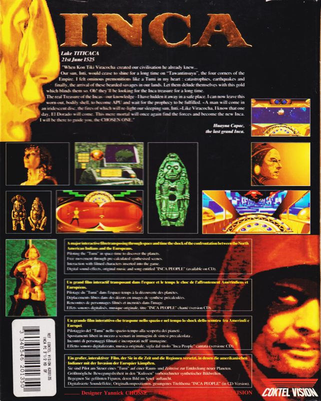 Inca cover or packaging material - MobyGames