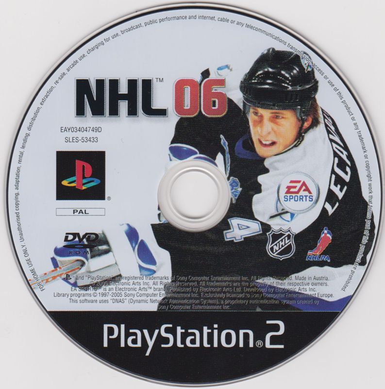 NHL 06 cover or packaging material - MobyGames