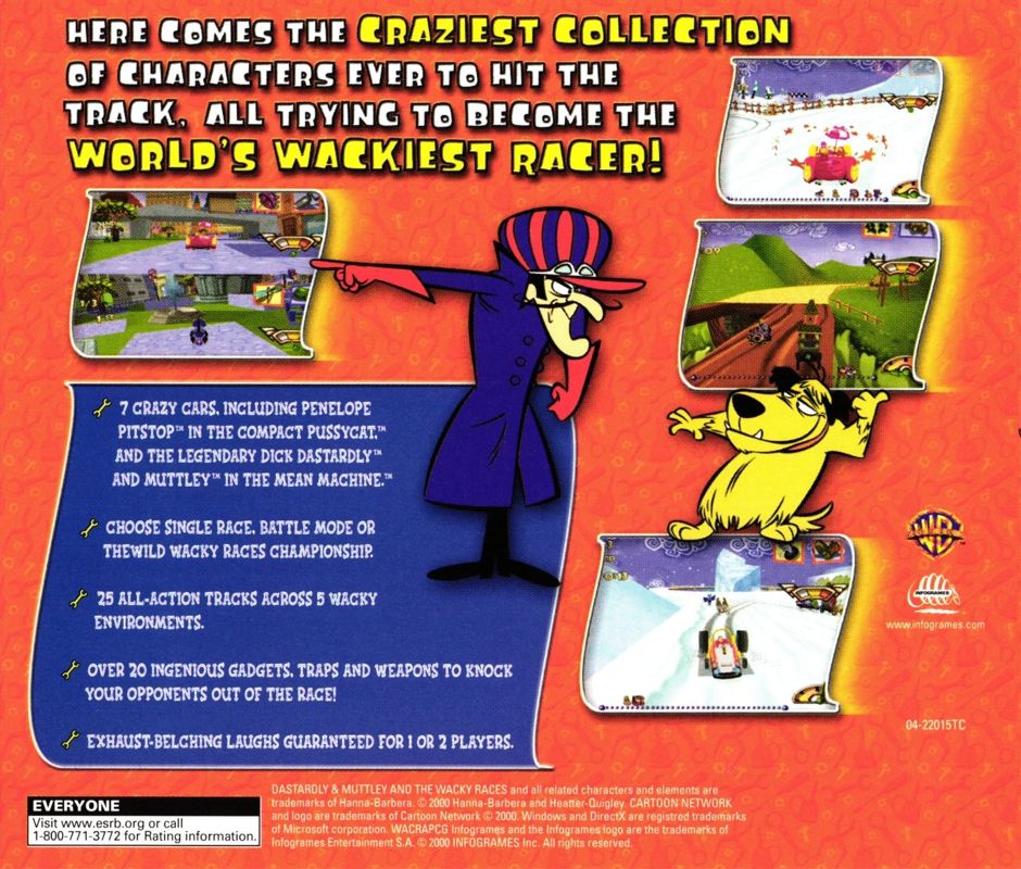 Wacky Races cover or packaging material - MobyGames