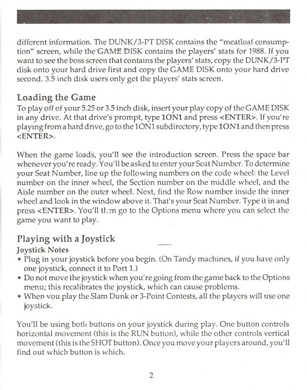 Jordan vs Bird: One on One cover or packaging material - MobyGames