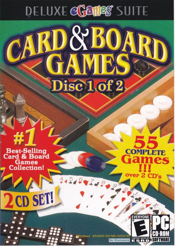 Deluxe Suite: Card & Board Games cover or packaging material - MobyGames