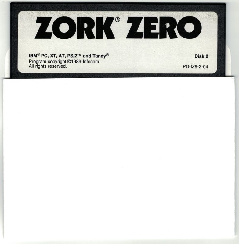 Zork Zero: The Revenge of Megaboz cover or packaging material - MobyGames