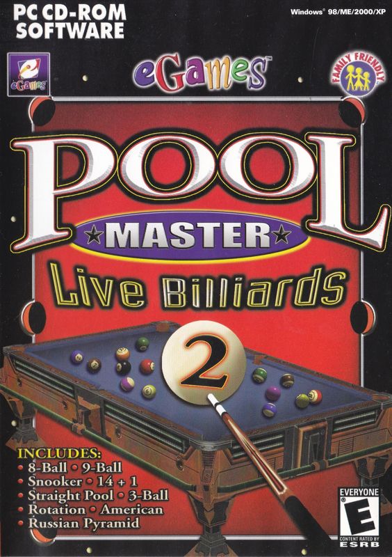 Live Billiards 2 cover or packaging material - MobyGames