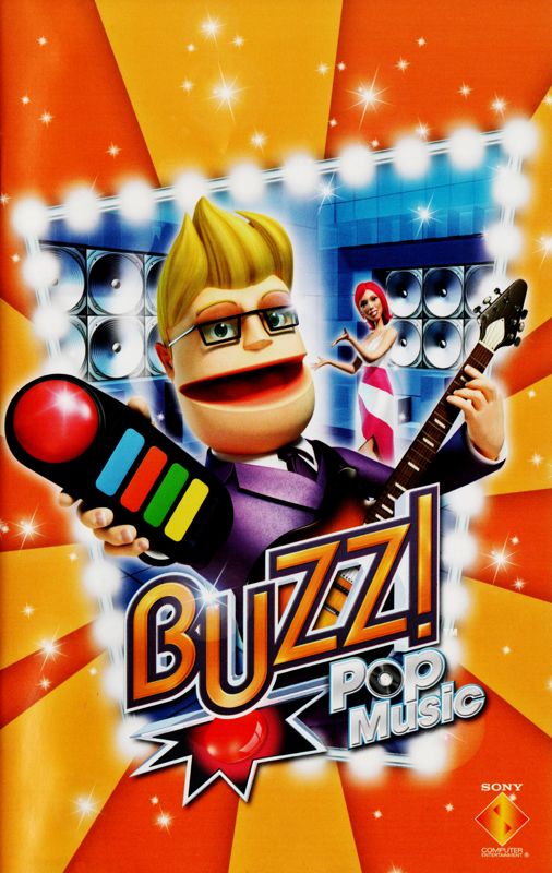 Buzz! The Pop Quiz cover or packaging material - MobyGames