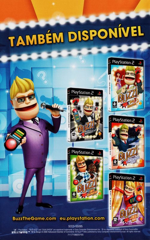 Buzz! The Pop Quiz cover or packaging material - MobyGames