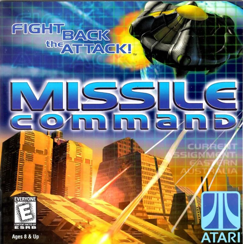 Missile Command cover or packaging material - MobyGames