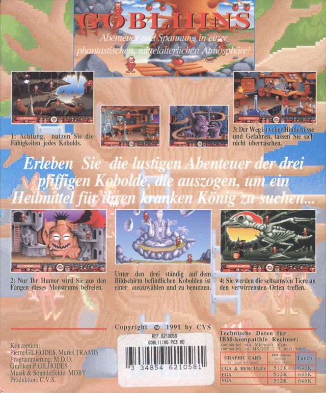Gobliiins cover or packaging material - MobyGames