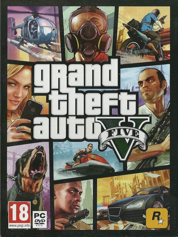 Grand Theft Auto V cover or packaging material - MobyGames