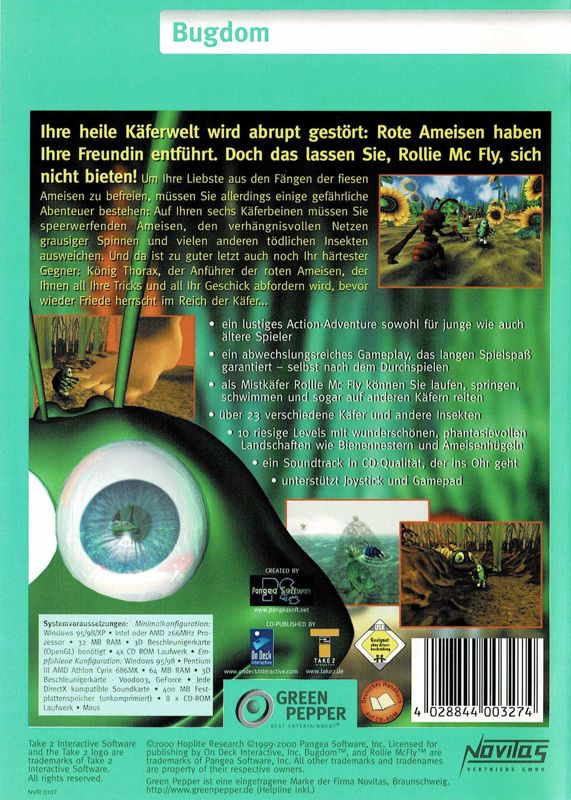 Bugdom cover or packaging material - MobyGames