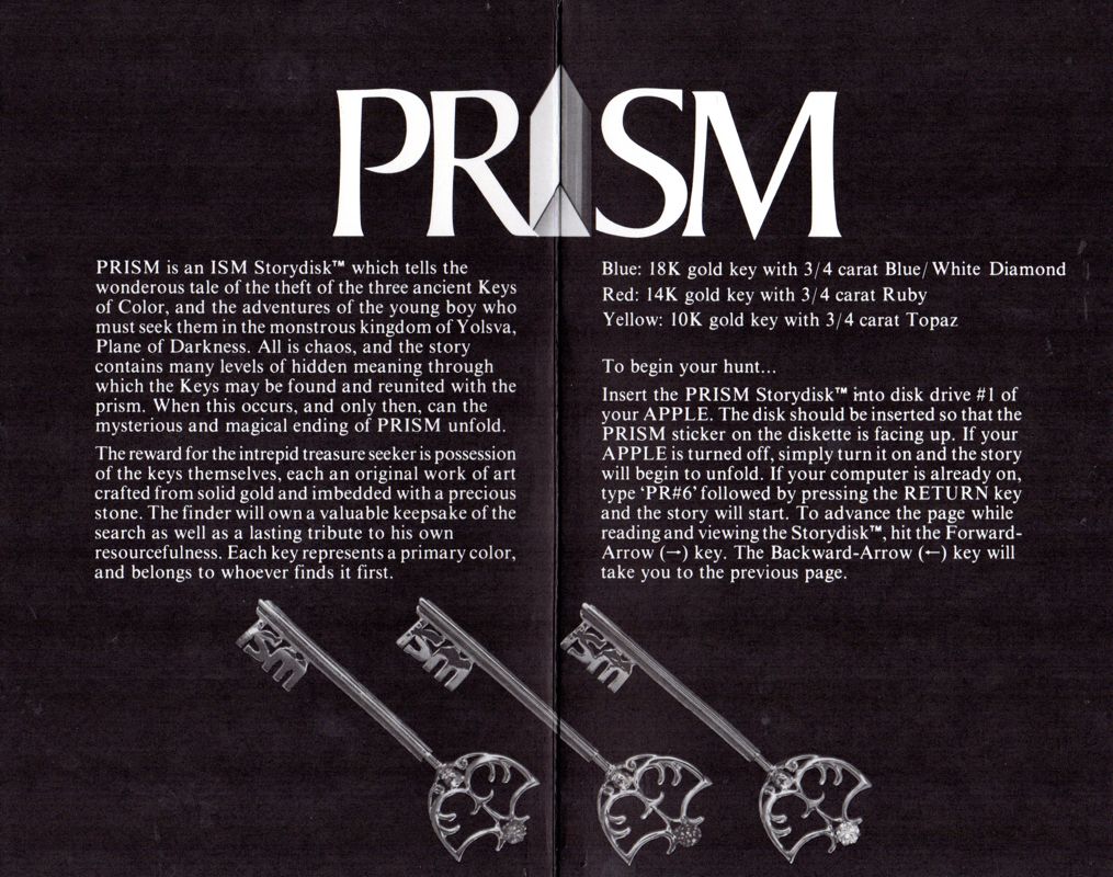 Prism cover or packaging material - MobyGames