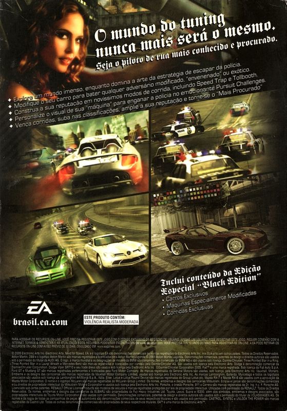 Need for Speed: Most Wanted cover or packaging material - MobyGames