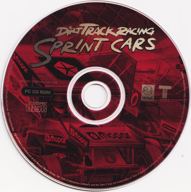Dirt Track Racing: Sprint Cars cover or packaging material - MobyGames