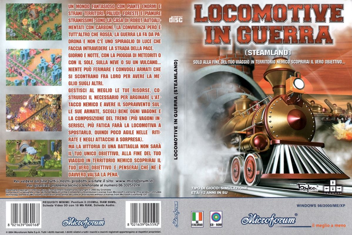 Steamland cover or packaging material - MobyGames