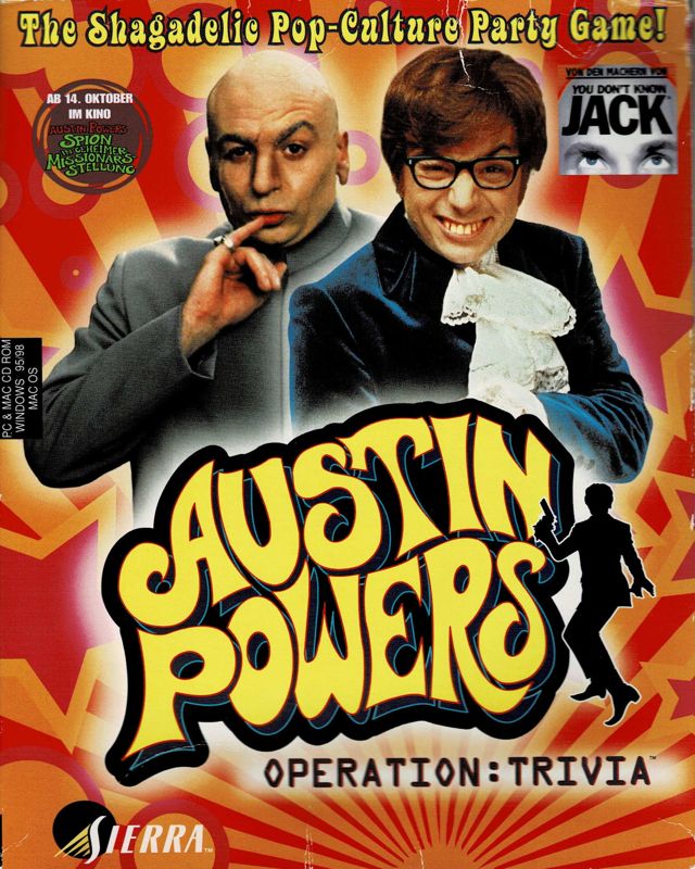Austin Powers: Operation: Trivia cover or packaging material - MobyGames