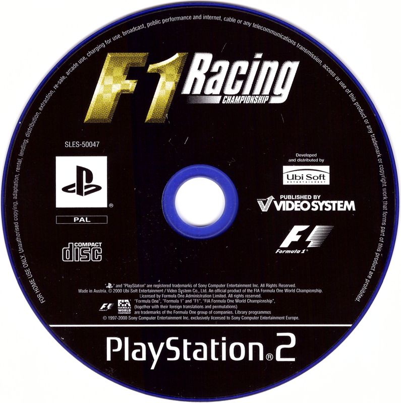 F1 Racing Championship cover or packaging material - MobyGames