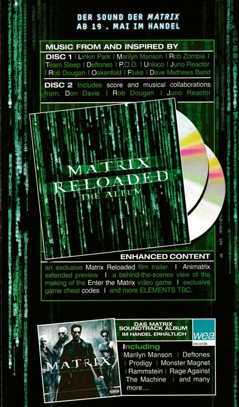 Enter the Matrix cover or packaging material - MobyGames