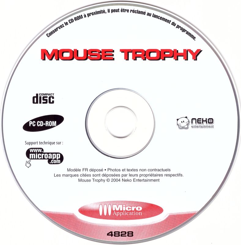 Mouse Trophy cover or packaging material - MobyGames