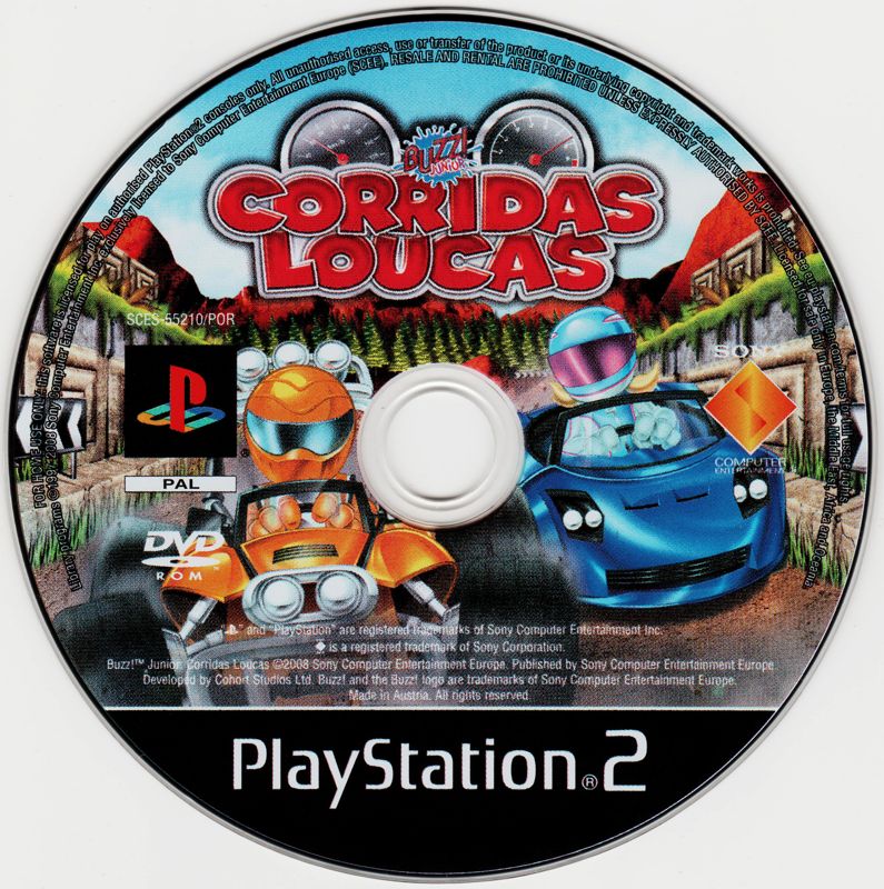 Buzz! Junior: Ace Racers cover or packaging material - MobyGames