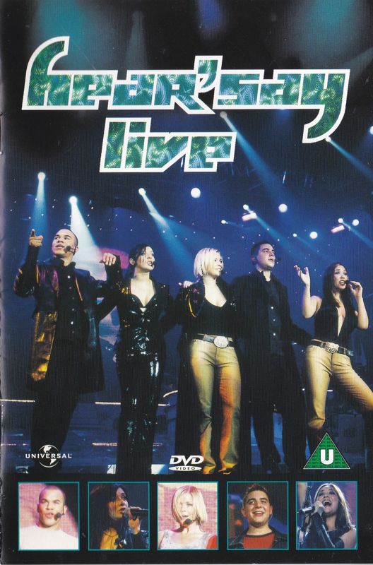 Hear'Say Live (included game) cover or packaging material - MobyGames