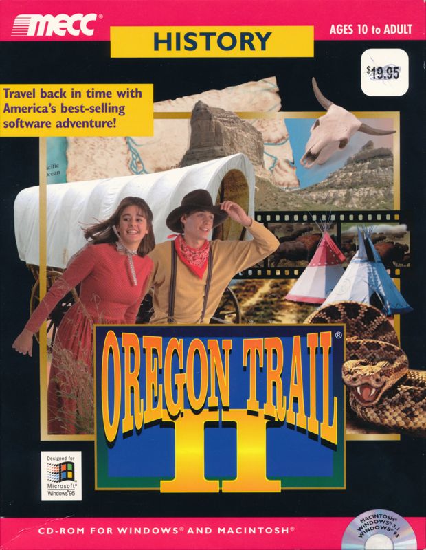 Oregon Trail II promo art, ads, magazines advertisements - MobyGames