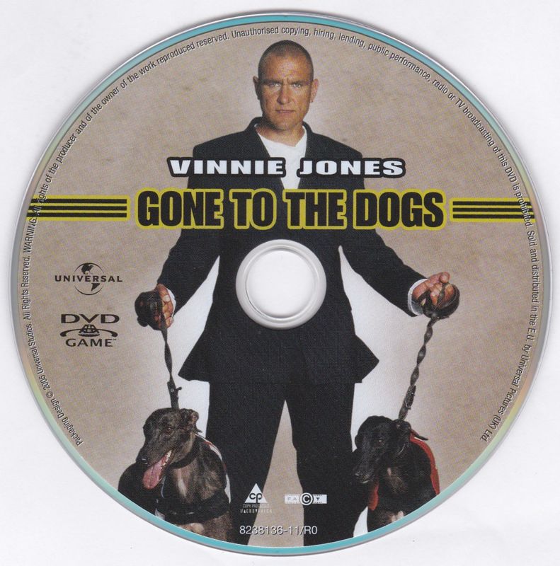 Vinnie Jones: Gone to the Dogs cover or packaging material - MobyGames