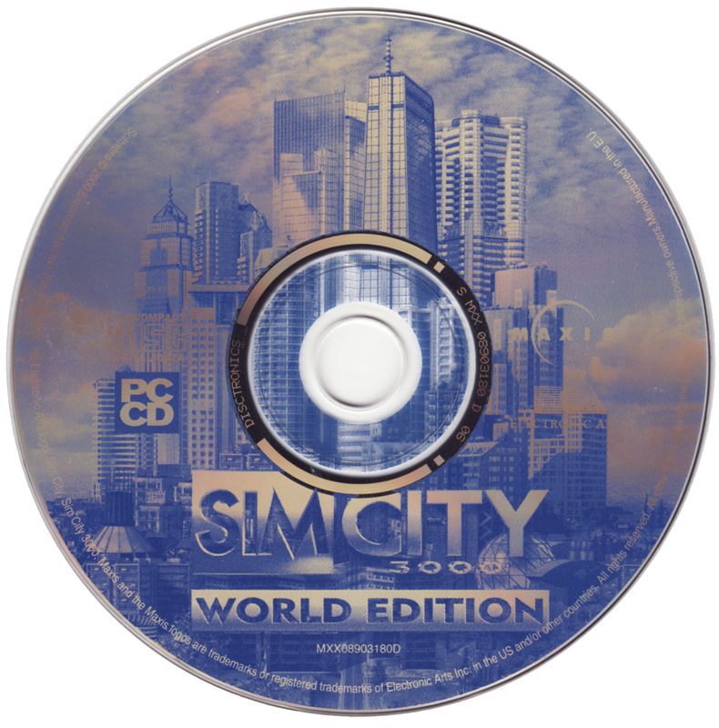 SimCity 3000 Unlimited cover or packaging material - MobyGames