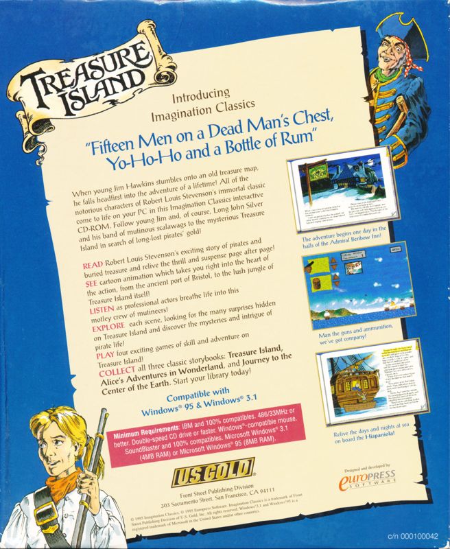 Treasure Island cover or packaging material - MobyGames