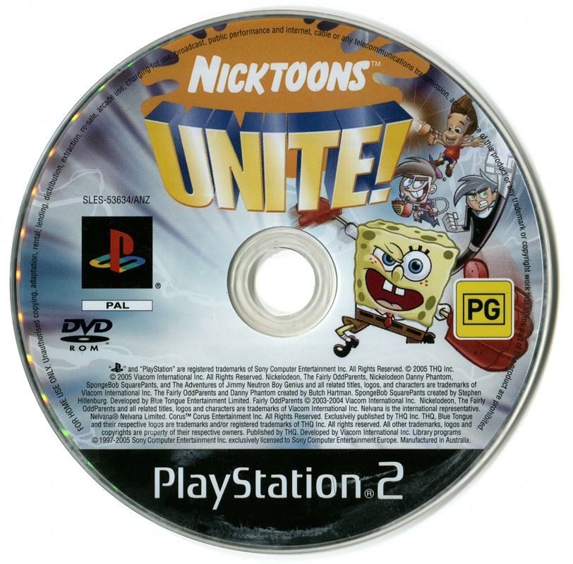 Nicktoons Unite! cover or packaging material - MobyGames