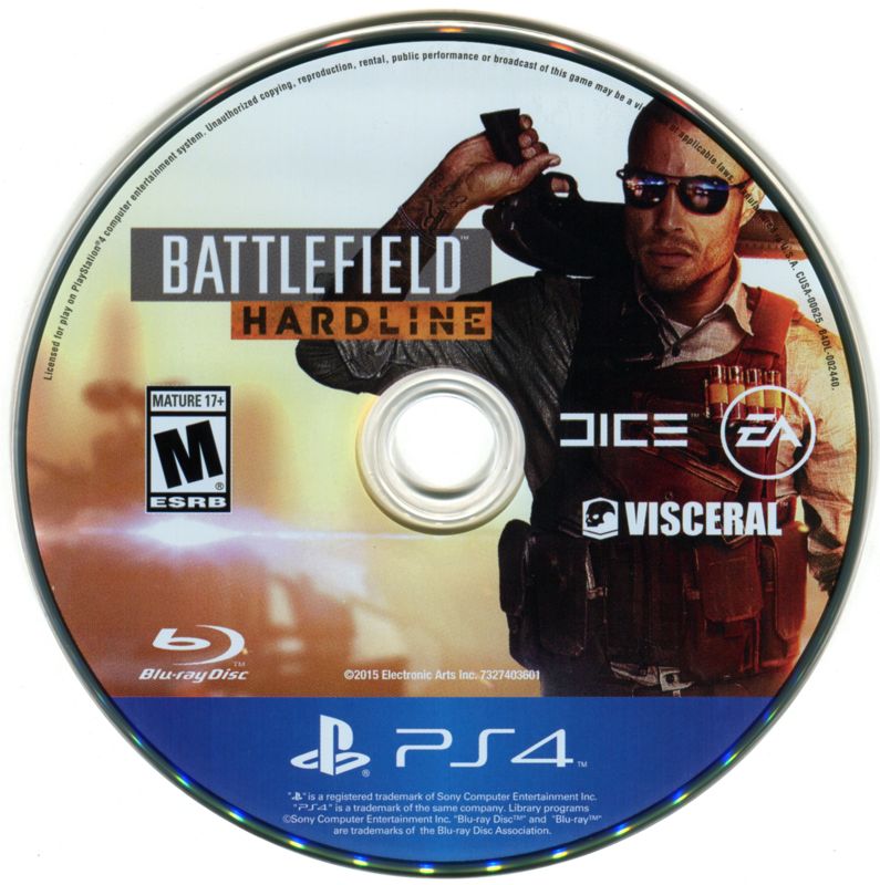 Battlefield: Hardline cover or packaging material - MobyGames