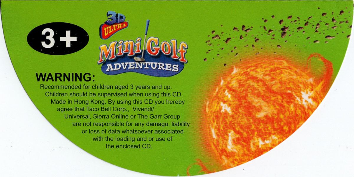 3D Ultra Mini Golf Adventures: Space cover or packaging material ...
