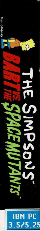 The Simpsons: Bart vs. the Space Mutants cover or packaging material - MobyGames