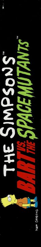 The Simpsons: Bart vs. the Space Mutants cover or packaging material - MobyGames