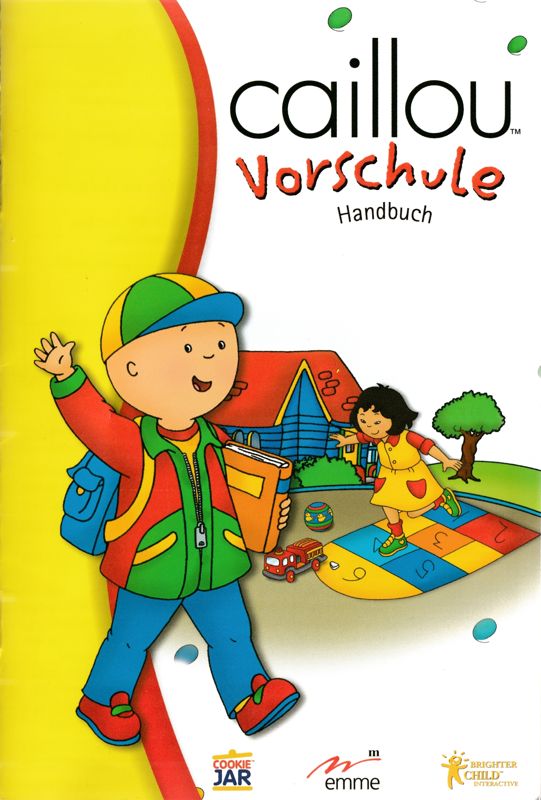 Caillou: Alphabet cover or packaging material - MobyGames