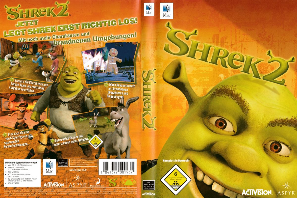 Shrek 2 cover or packaging material - MobyGames