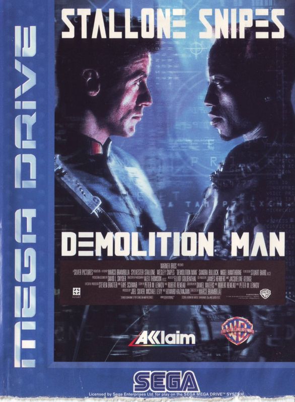 Demolition Man cover or packaging material - MobyGames