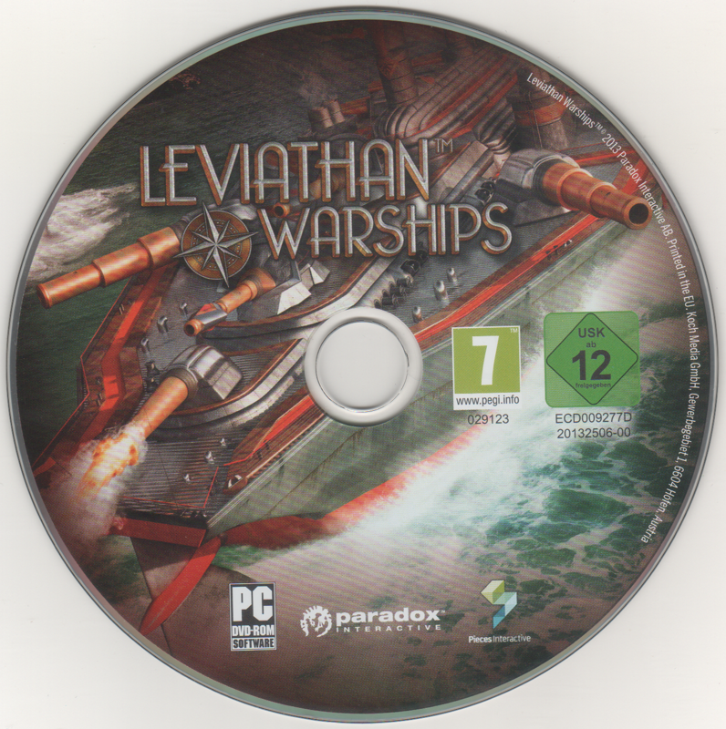 Leviathan: Warships cover or packaging material - MobyGames