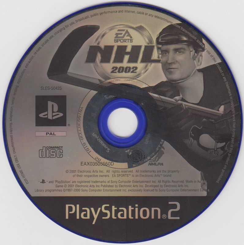 NHL 2002 cover or packaging material - MobyGames