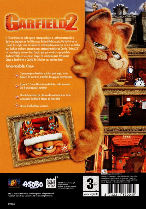 Garfield: A Tail of Two Kitties cover or packaging material - MobyGames