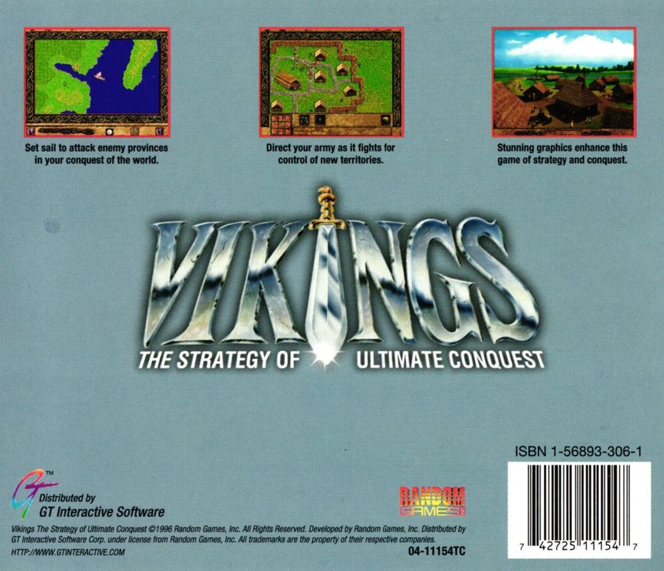 Vikings: The Strategy of Ultimate Conquest cover or packaging material ...