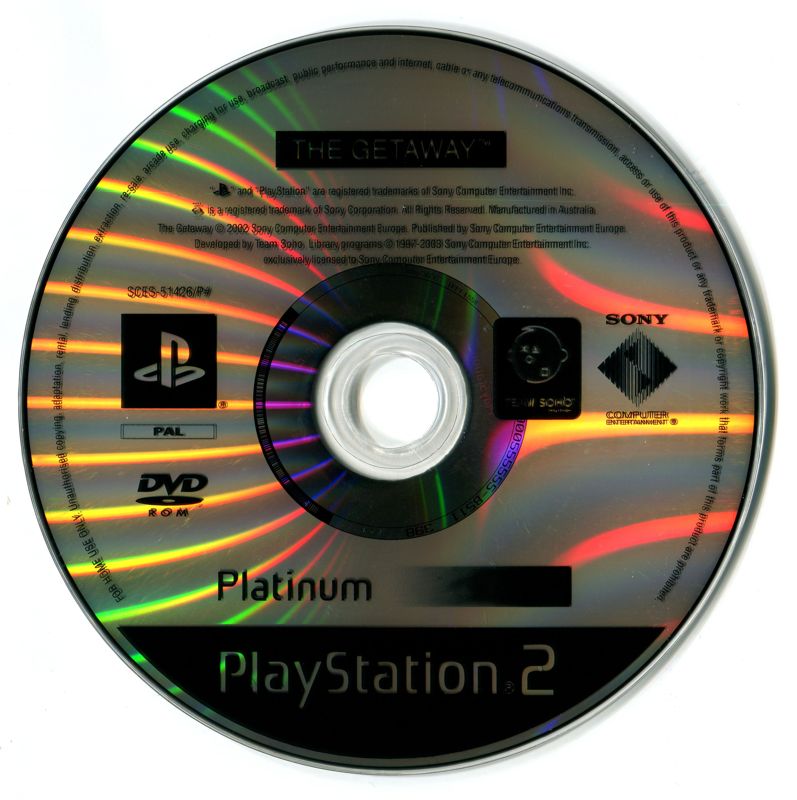 The Getaway cover or packaging material - MobyGames