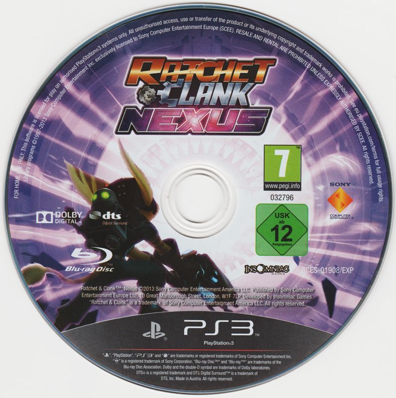 Ratchet & Clank: Into the Nexus cover or packaging material - MobyGames