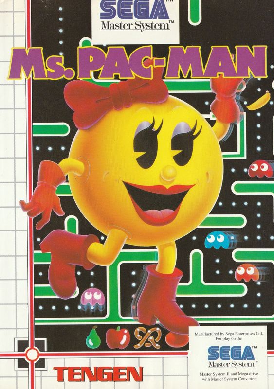 Ms. Pac-Man cover or packaging material - MobyGames