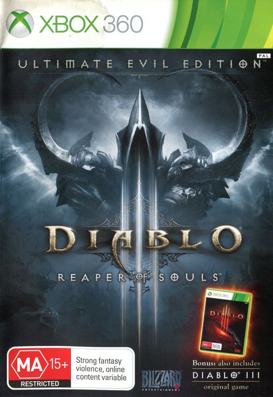 Diablo III: Reaper of Souls - Ultimate Evil Edition cover or packaging ...