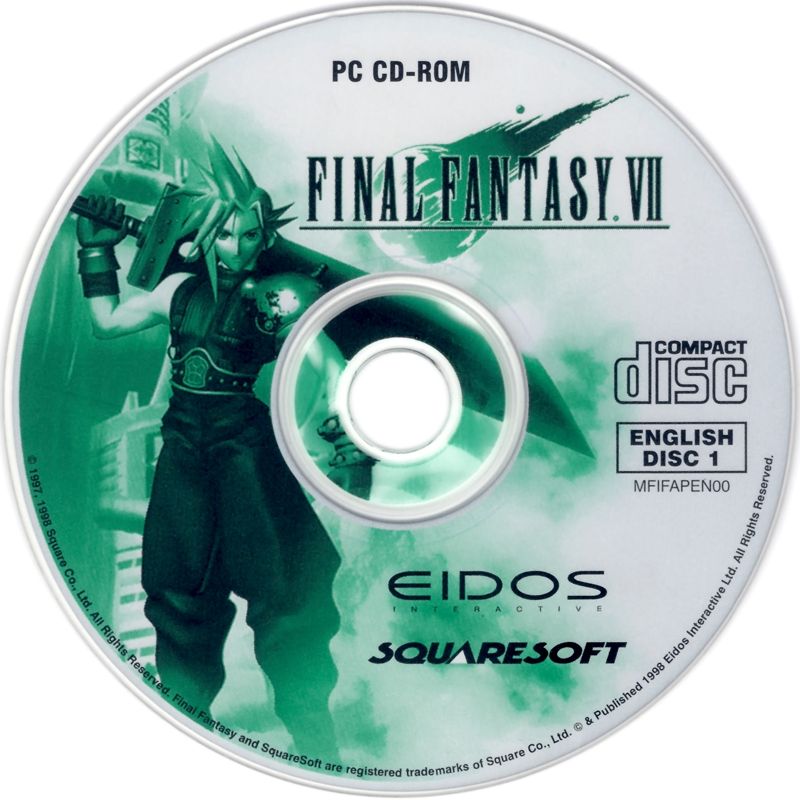Final Fantasy VII cover or packaging material - MobyGames